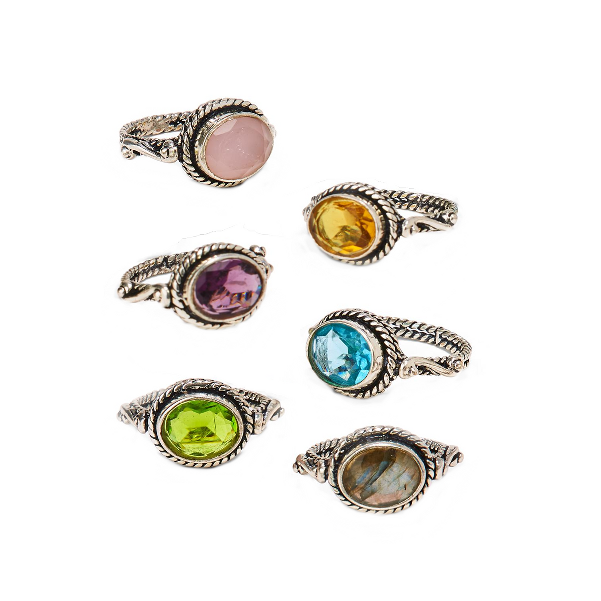 Gemstone Cable Ring — Hello World – Hello World Modern Mercantile